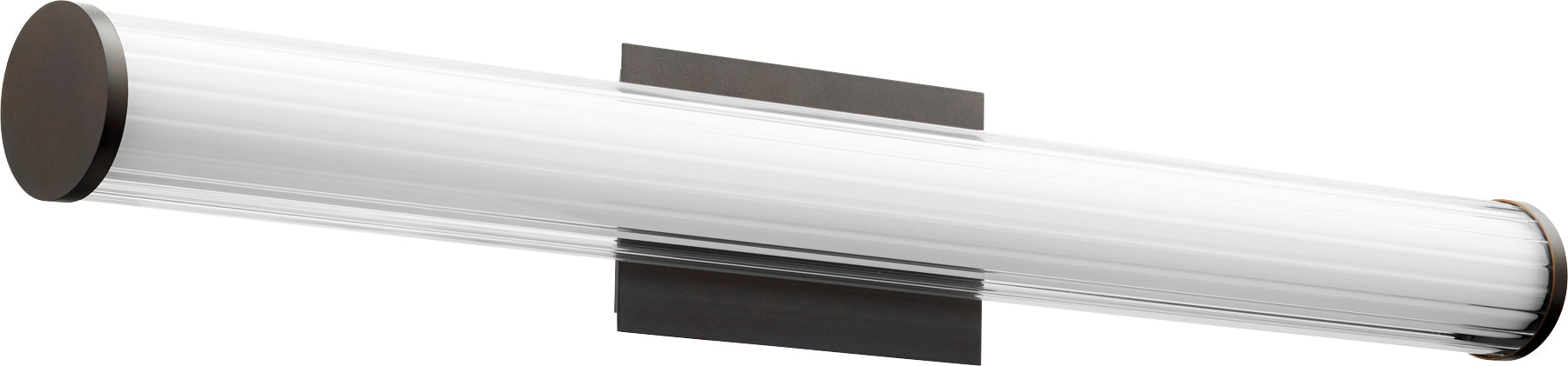 LED 2 Light Array Vanity Fixture – Large Modern & Contemporary Oiled B ...
